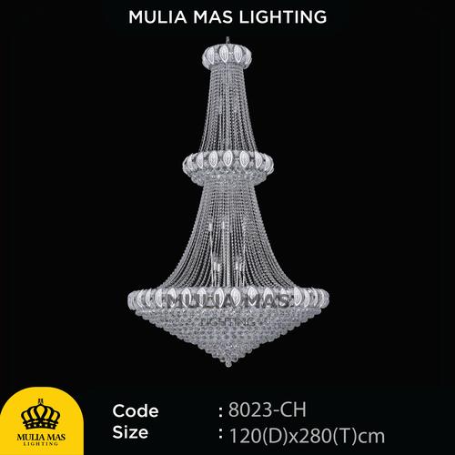 Jual Lampu Gantung Model Kristal List Daun Susun Ruang Tamu 8023 ...