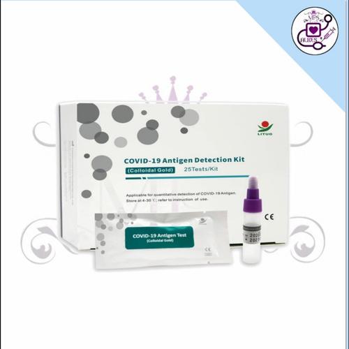 Jual Antigen Swab Lituo Original kemenkes ALK 1 Box isi 25 pcs ...