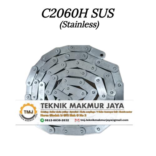 Jual RANTAI C2060H STAINLESS JEPANG ROLLER CHAIN JAPAN C2060H SUS SS304 ...