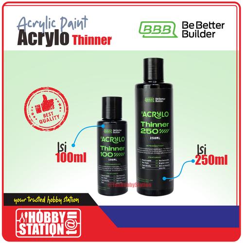 Jual Acrylo Thinner - Gundam Model Kit Repaint Airbrush Handbrush Cat z ...