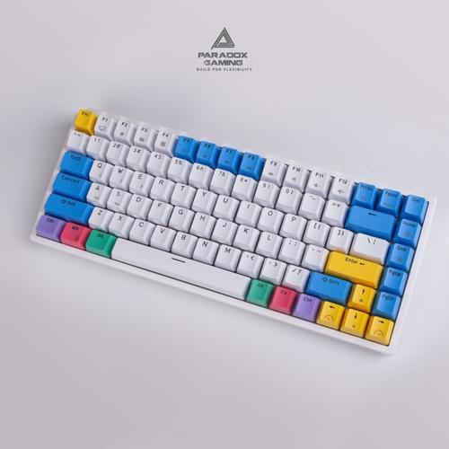 Promo PARADOX GAMING KEYBOARD GHOST ZX-84 WHITE CASE / CHALK / BT 5 ...