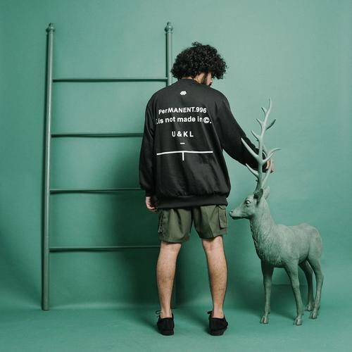 Jual UNKL347 Sweater Lengan Panjang Warna Black Simple CMRR - Black, S ...