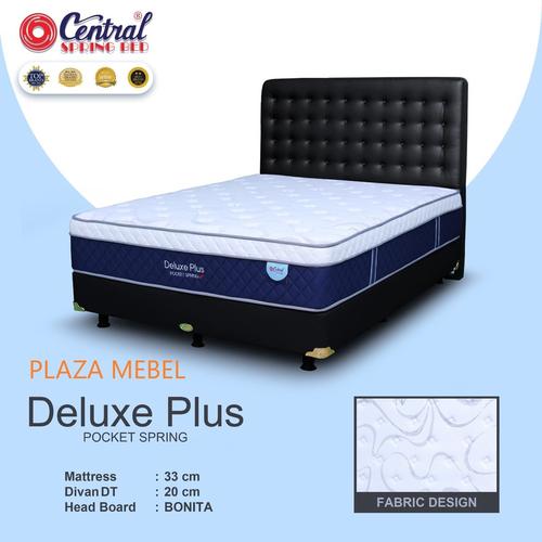 Promo SET Spring Bed Central Deluxe Plus Pocket + HB Bonita ( FULLSET ...