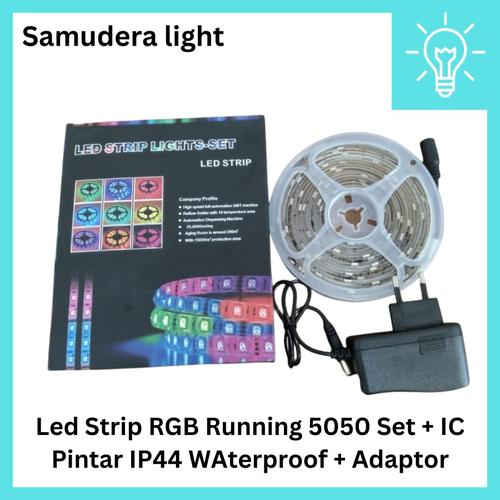 Jual Led Strip RGB Running 5050 Set + IC Pintar IP44 WAterproof ...