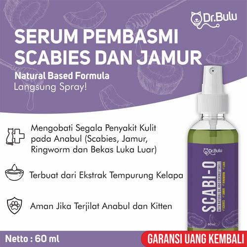 Promo SERUM ANTISEPTIK ALAMI - Pembasmi Jamur & Scabies Kucing - SCABI-O by - Kab. Sragen ...