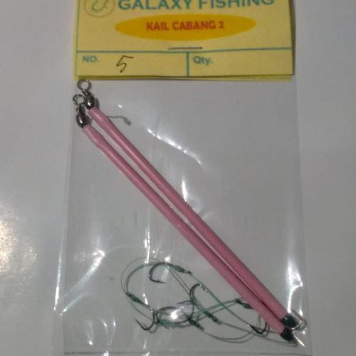 Jual rangkaian kail lumut cabang 3&4 kail, harga / bungkus isi 2 ...