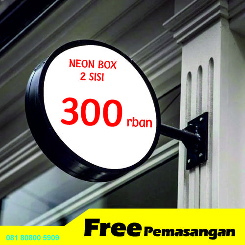 Jual Neon Box Bulat - Neon Box Bundar - Neonbox Akrilik - Neonbox Bulat ...