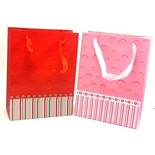 Jual Paper Bag Kertas Corak /Tali Pita Kain Kecil Tebal Imfort - Kota ...