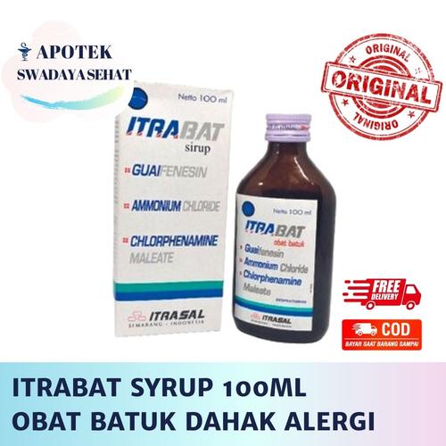Jual ITRABAT EKSPEKTORAN Obat Batuk syrup sirup 100ml - Kab. Bandung ...