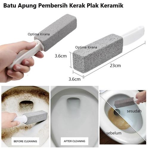 Jual Batu Apung Pumice Stone Brush Gosok Kerak Plak Keramik Dapur ...