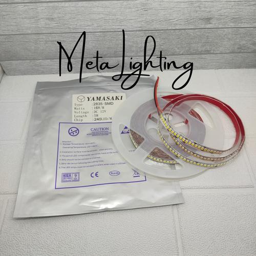 Jual YAMASAKI LED STRIP 2835 12V 240L Indoor IP33 - 5 meter NON-GEL PREMIUM - Warmwhite ...