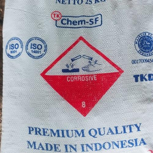 Jual NaoH/caustik soda/soda api merek Tjiwi kimia kemasan 25kg - Kab ...