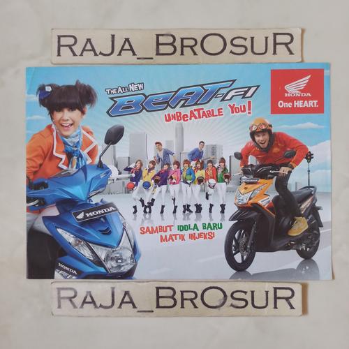 Jual Poster brosur katalog flyer mini Honda Beat FI Injeksi 2012 - Kab ...