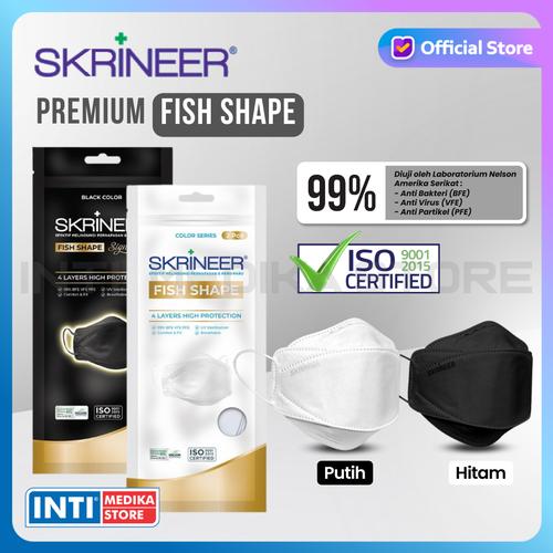 Jual SKRINEER - Masker 3D Earloop 4 Ply Model KF94 SACHET | Surgical ...