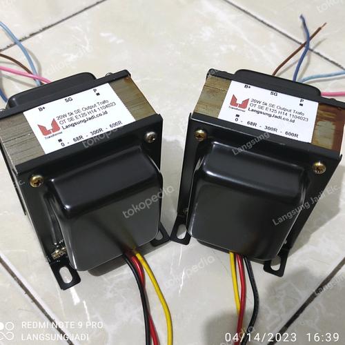 Promo LJ OT SE E125 5k 20W Single-ended Output Transformer 300B KT88 6550 - Add: Top Cover - Kab ...