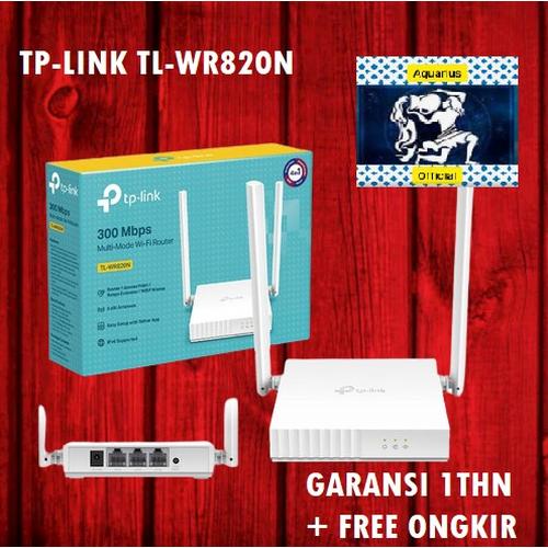 Jual TP-LINK TL-WR820N 300Mbps Wireless N Router (NON TOKOCABANG ...