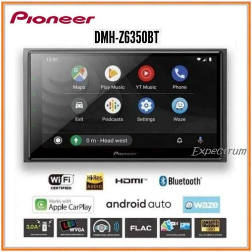 Jual Pioneer DMH-Z6350BT Digital Double Din Wireless Apple Carplay Android - 6350BT + Ai Box ...
