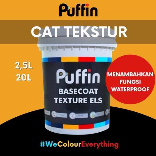 Jual Cat Tembok Basecoat Tekstur Puffin Basecoat Texture ELS - Jakarta ...