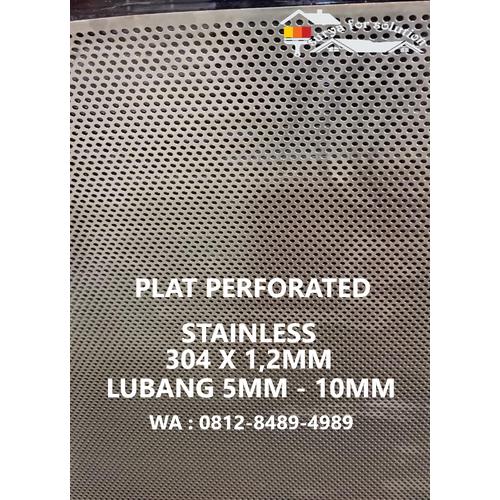 Jual Plat Perforated Stainless 304 x 1,2mm Lubang 5mm - 10mm - Jakarta ...