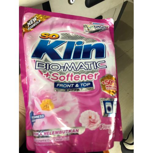 Jual SO KLIN BIO-MATIC FRONT LOAD / TOP LOAD LIQUID DETERGENT-1.6L ...