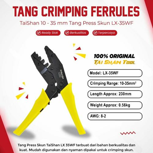 Jual TANG CRIMPING PRESS SKUN FERULES 10-35MM - Jakarta Pusat - Baja ...