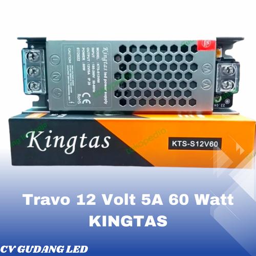 Jual Travo / Led Power Supply 12V 5A 60 Watt - Kingtas - Kab. Sleman ...