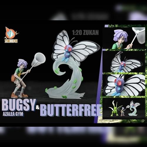 Jual BUGSY AZALEA GYM & BUTTERFREE BY SUGAR CUBE (PO) RESIN STATUE ...