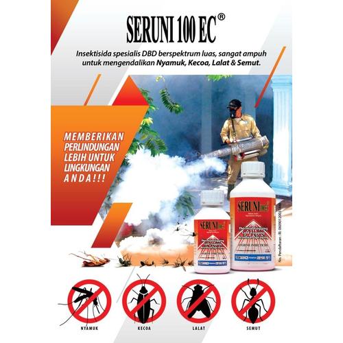 Jual SERUNI 100EC 500ML OBAT FOGGING insektisida nyamuk DBD lalat kecoa ...