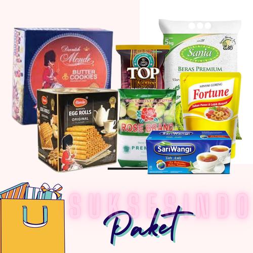 Jual Paket/Parcel/Hampers Berbagi Sembako Lebaran Custom Justmine ...