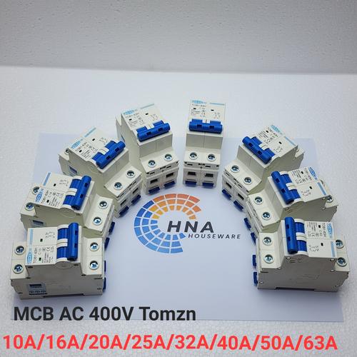 Jual MCB AC 50A C50 2P 220V 50Hz TOMZN Circuit Breaker Solar PV Panel ...
