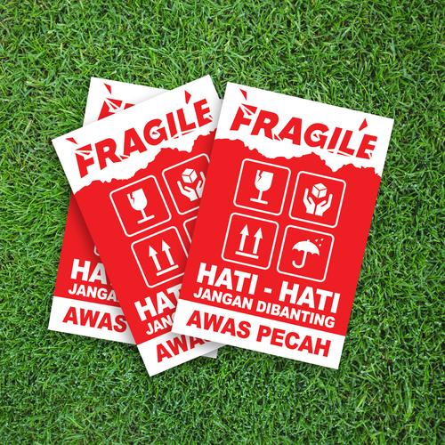Jual Stiker Fragile Paket Kemasan Jangan dibanting 03 - Jakarta Selatan ...
