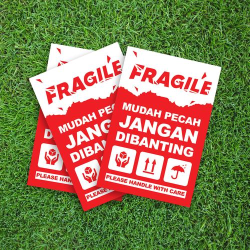 Jual Stiker Fragile Paket Kemasan Jangan dibanting - Jakarta Selatan ...