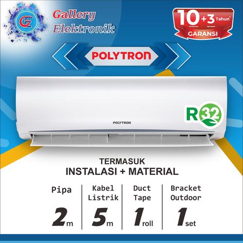 Jual AC Polytron Deluxe 0,5 PK - 1 PK (PAC VH) + Material & Pemasangan ...