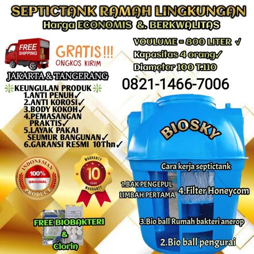 Jual septic tank biotech, biotank, biofill, biotaff, biosky 800 Liter ...