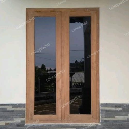 Jual JENDELA frame KACA DAN KUSEN KAYU JATI SOLID minimalis - Jakarta ...