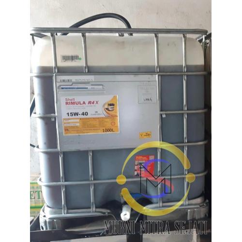 Jual Shell Rimula R4 X Oil IBC Oli Bulk Drum R4X R 4X SAE 15W-40 1000 L ...