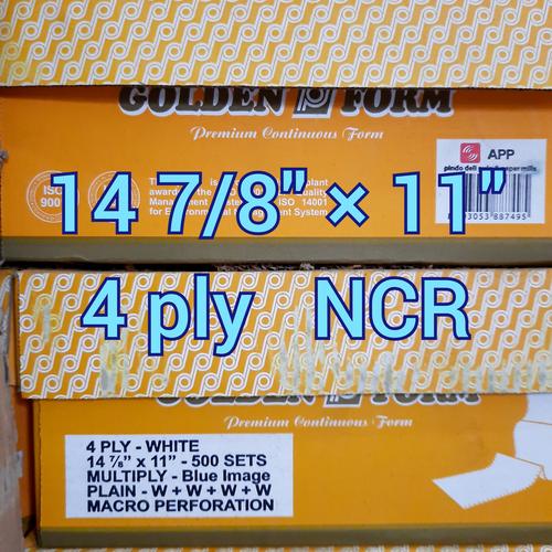 Jual Kertas Komputer Continuous Form Besar Golden Form 14 7/8 x 11 4 ...