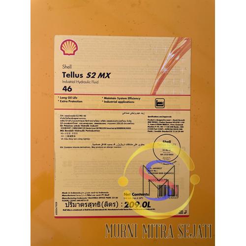 Jual Shell Tellus S2 MX 46 ISO VG Hydraulic Oil Oli Hidrolik Drum 209 L ...