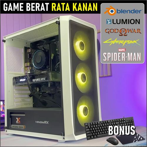 Jual RAKITAN GAMING CORE I3 12100F-H610-16GB-256GB-RTX3060-600W ...