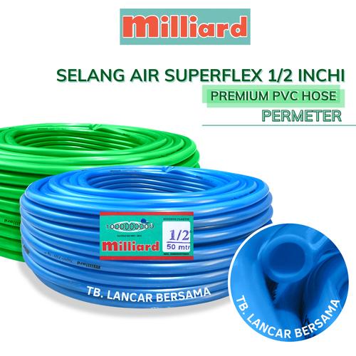 Jual Selang Air 1/2 Inchi MILLIARD Superflex Per Meter - BIRU METALIK - Kota Surabaya - TB ...