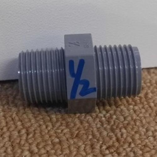 Jual double dobel nepel 1/2" inch dim pvc double drat luar 1/2 ...