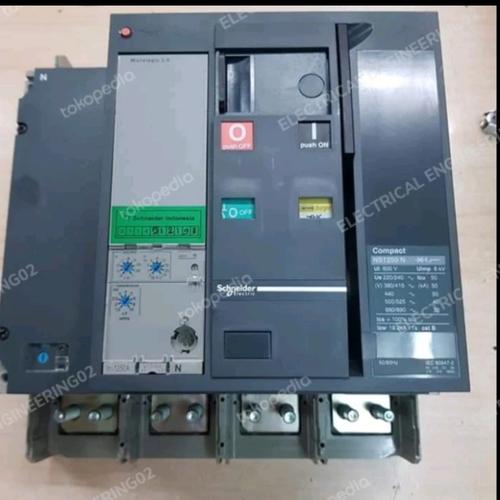 Jual MCCB (NS1250N) 4P-1250A +MOTORES,UVT,AUX,220VAC SCHNEIDER ...