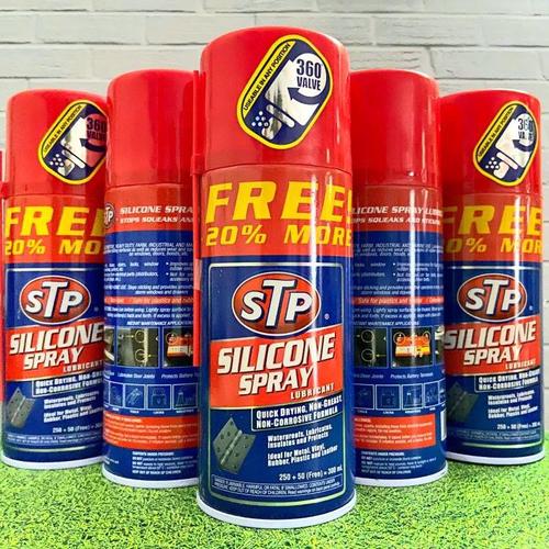 Jual Stp silicone spray / pelumas anti karat / pelumas kaca / pelumas ...