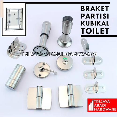 Jual Braket Partisi Kubikal Toilet Stainless Steel Box Set Cubicle ...