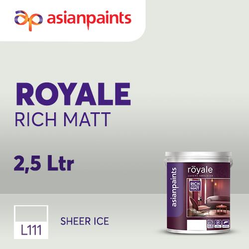 Jual ASIAN PAINTS CAT TEMBOK INTERIOR ROYALE RICH MATT (SHEER ICE ...