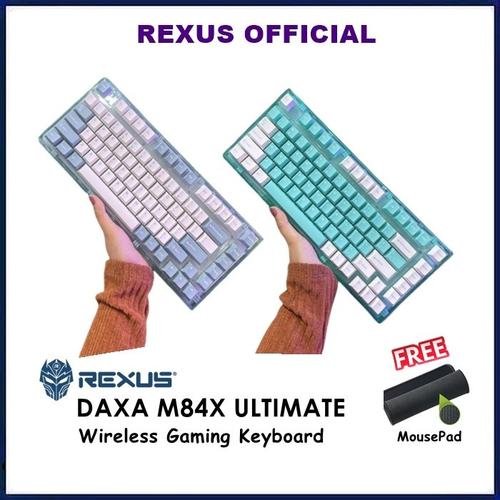 Jual Rexus Daxa M84X Ultimate Wireless Gaming RGB Keyboard M84 X M 84 ...