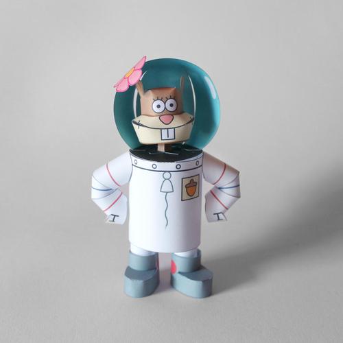 Jual 3D Papercraft Sandy Cheeks Spongebob Pola Kertas DIY - Kab. Bantul - Cakraf | Tokopedia