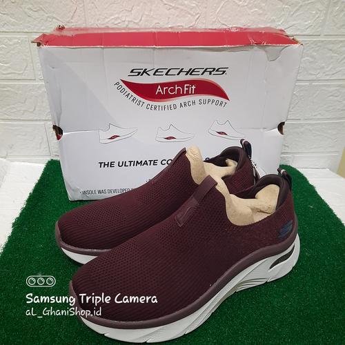 Jual sepatu slip on Skechers arch fit d'lux key journey 232504 BNIB ...