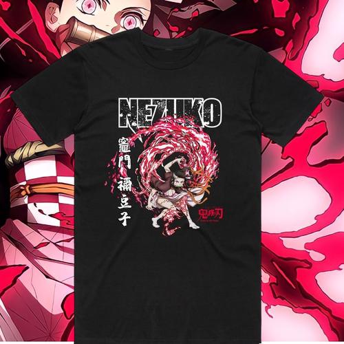 Jual Kaos Nezuko Blood Exploding Anime Demon Slayer Kimetsu no Yaiba ...