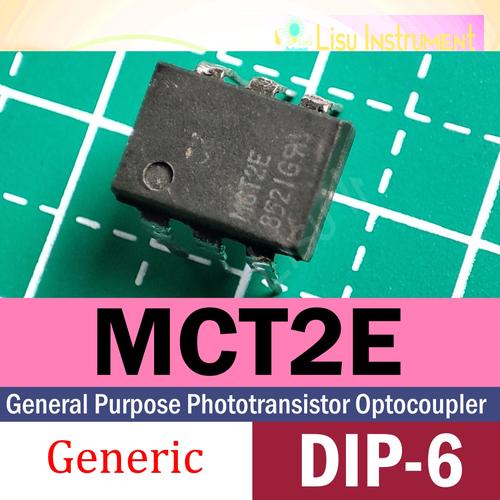 Jual MCT2E 6-Pin DIP Optoisolator Optocoupler Transistor Output - Kota ...